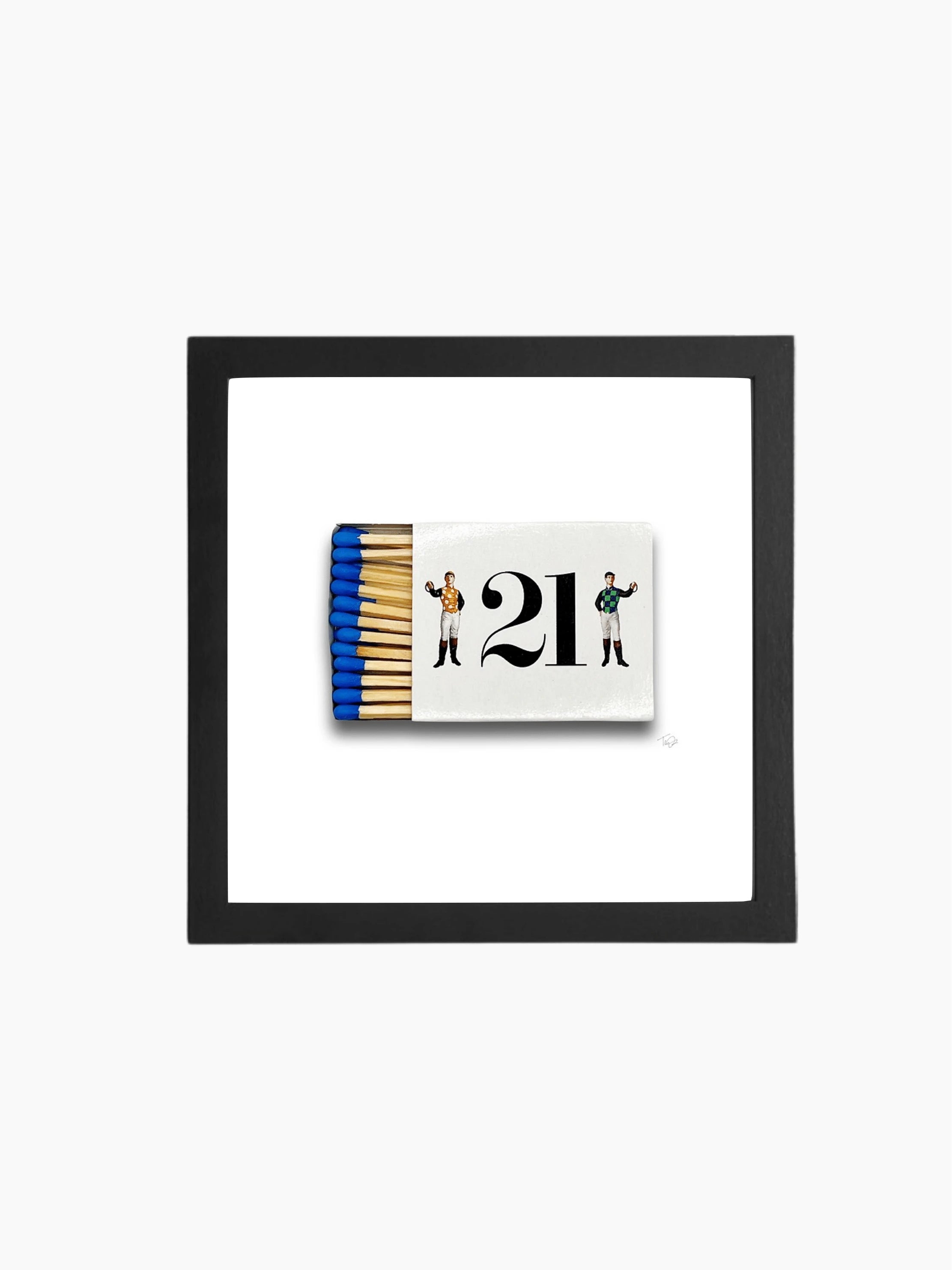 21 Club Matchbook Print | The Go-To