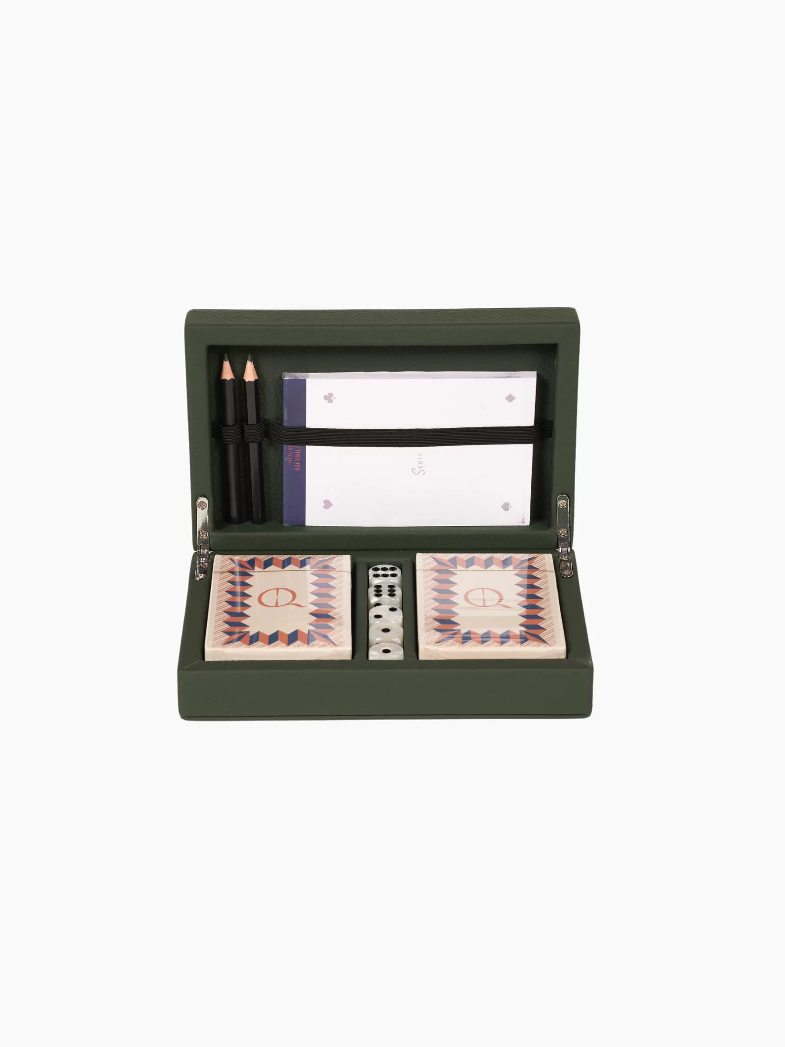 Personalised Leather Card Box | The Go-To