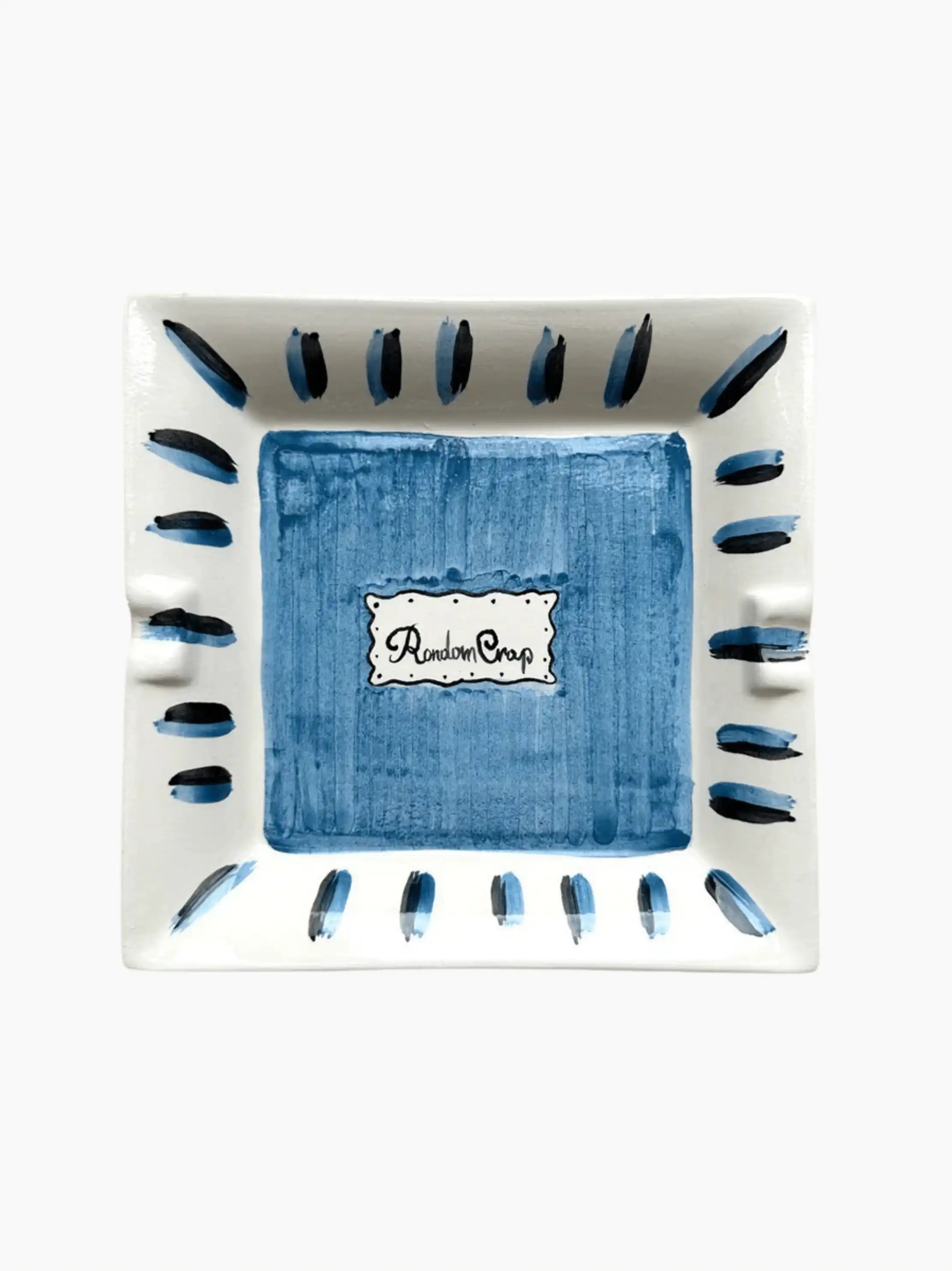 Random Crap Blue Trinket Tray | The Go-To