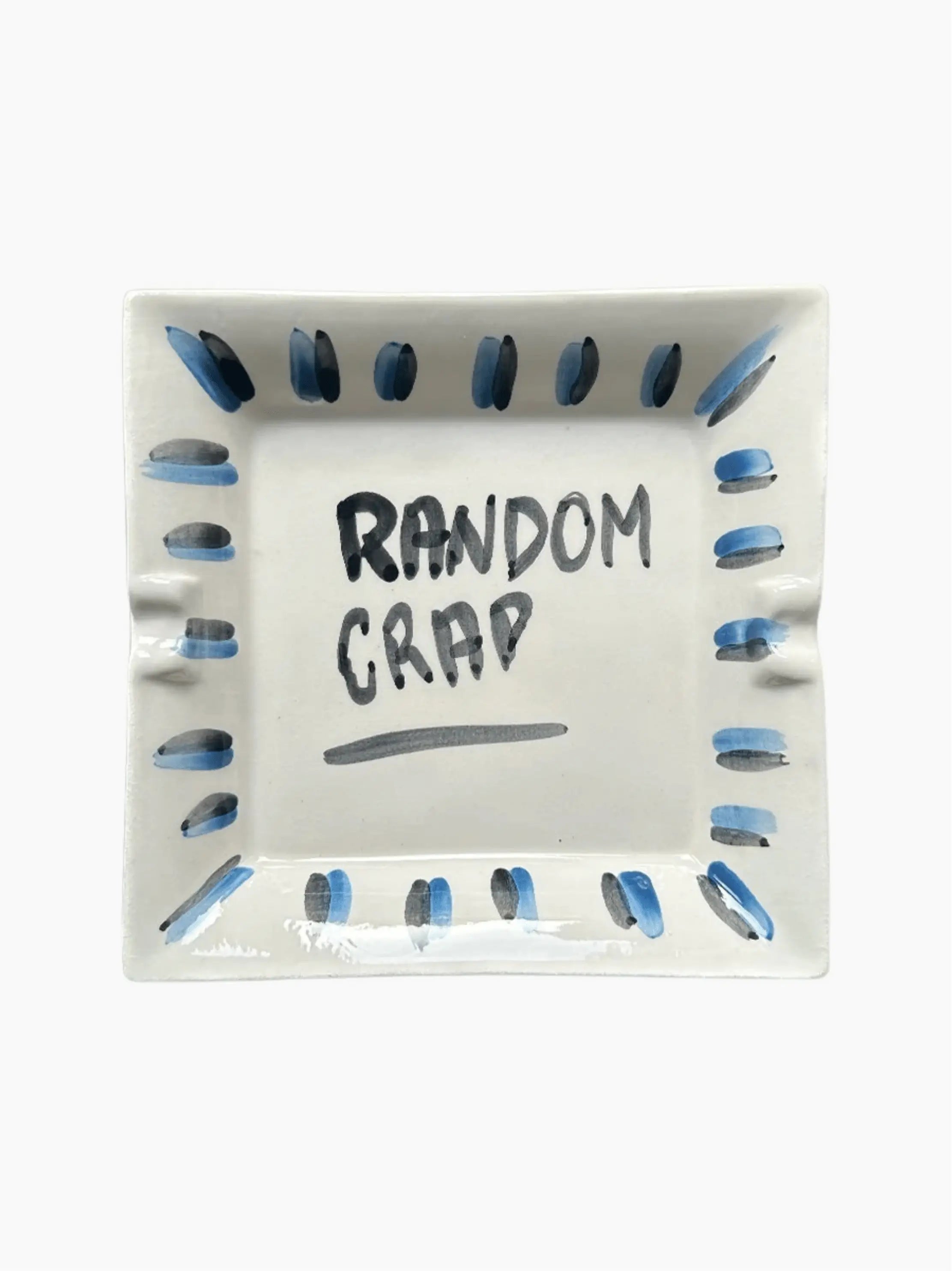 Random Crap White Trinket Tray | The Go-To