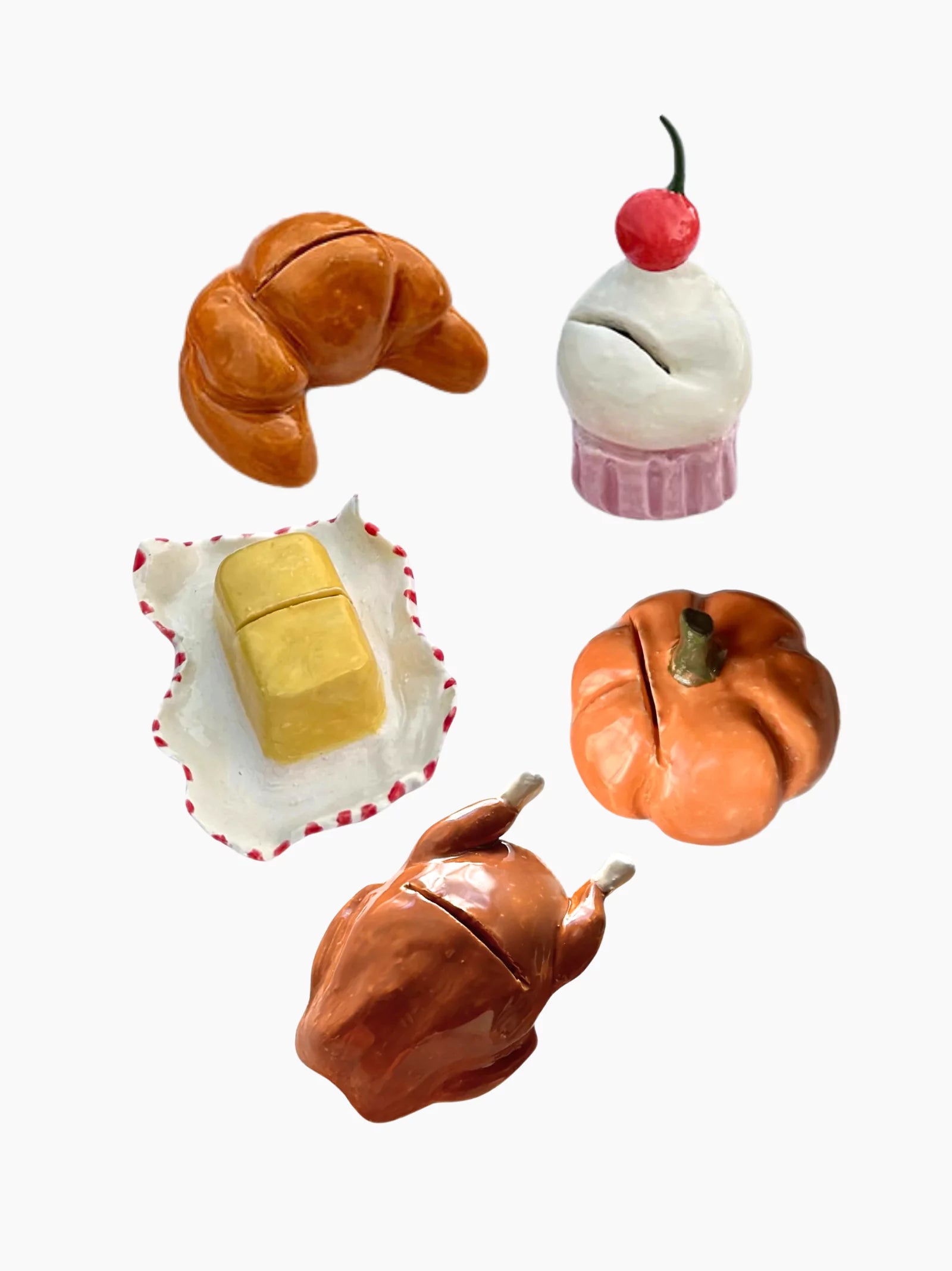 Ceramic Name Tag Holders Set of 5 | The Go-To