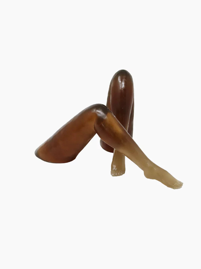 Cola Brown Resin Legs Sculpture | The Go-To