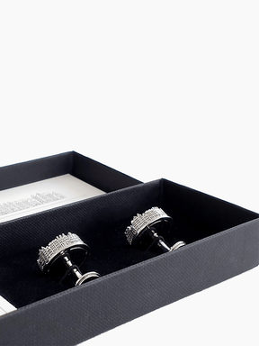 Amsterdam Canal Silver Cufflinks | The Go-To