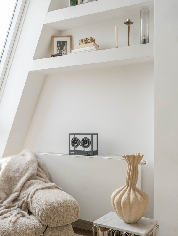 Black Small Transparent Speaker | The Go-To