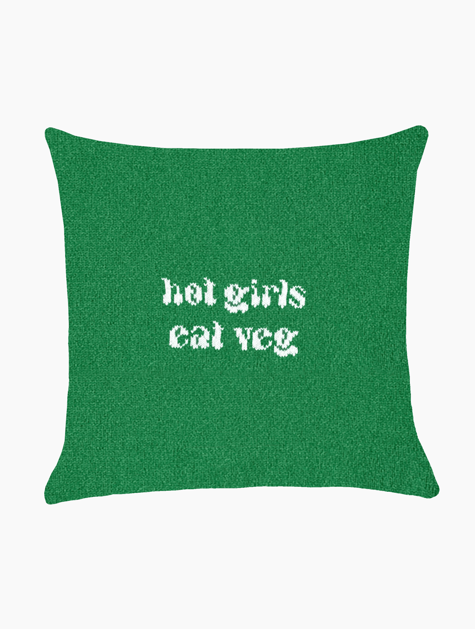 Hot Girls Eat Veg Cushion | The Go-To