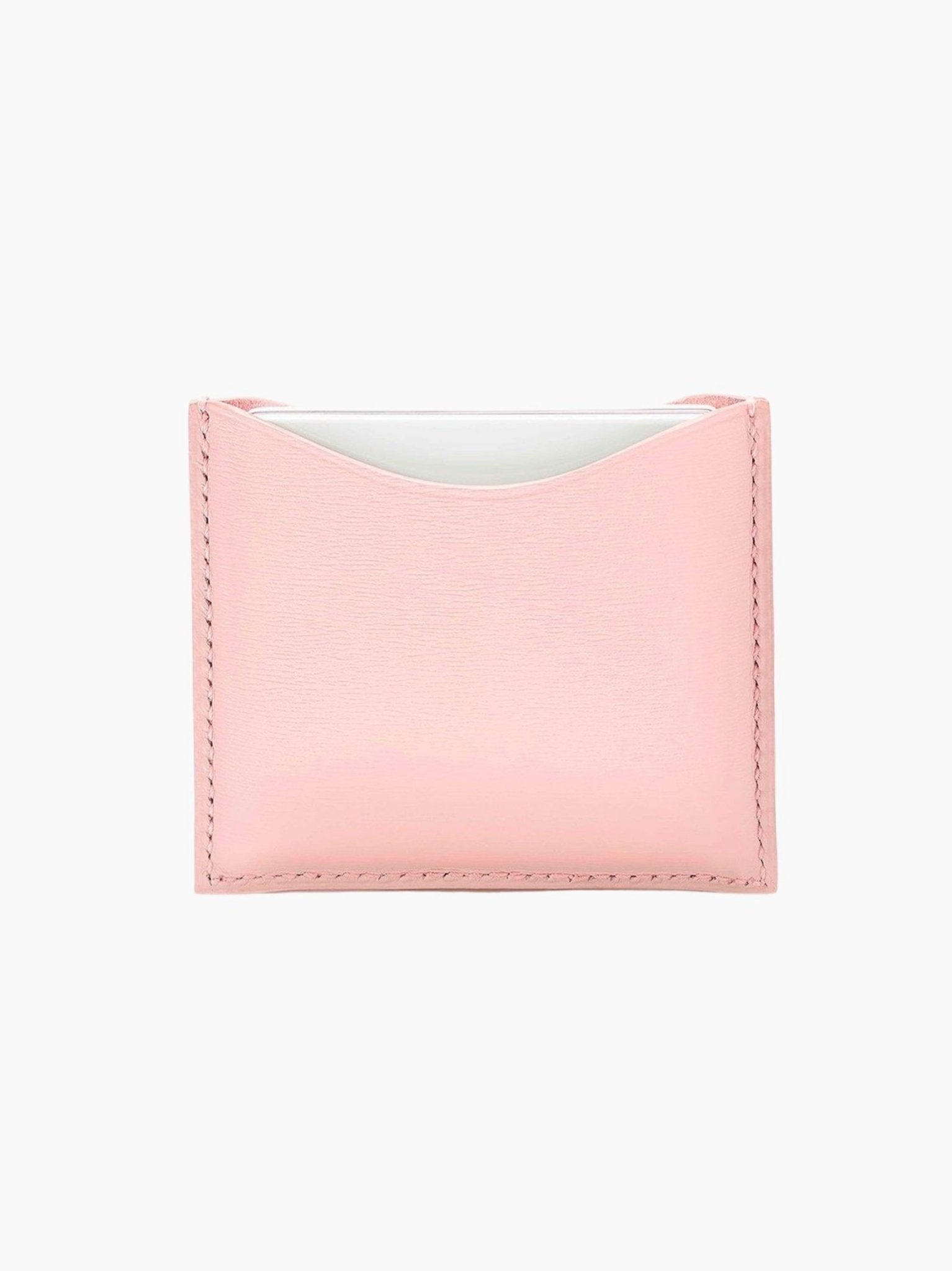 Pink Leather Compact Case | The Go-To